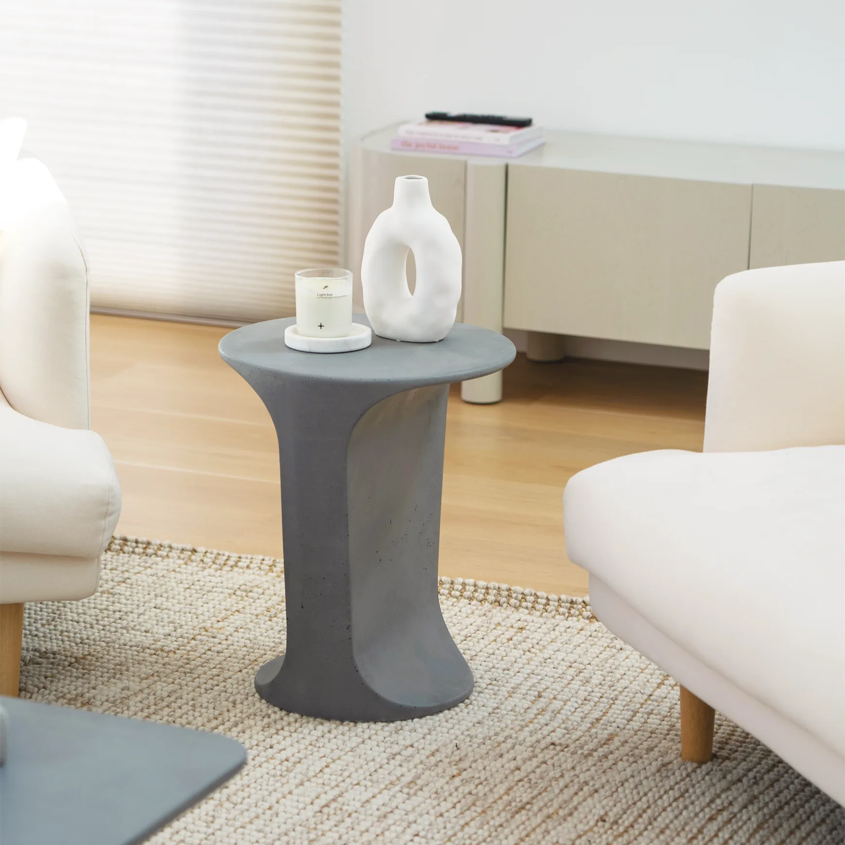 Alpine Concrete Side Table