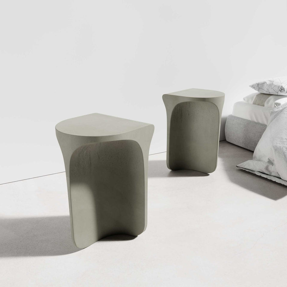 Isle Concrete Side Table – Blend Concrete Design