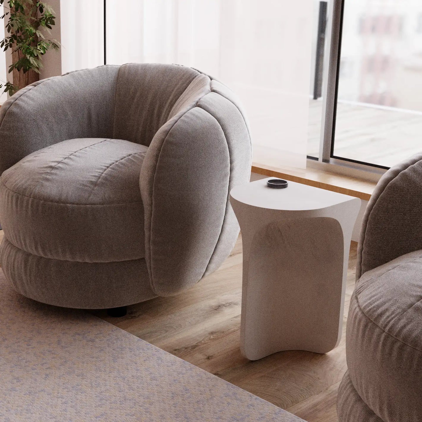 Isle Concrete Side Table – Blend Concrete Design