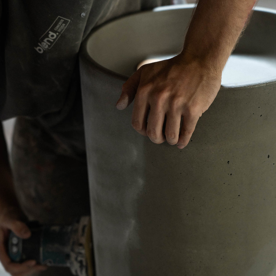 Athena Concrete Pedestal Basin | Blend Concrete Design