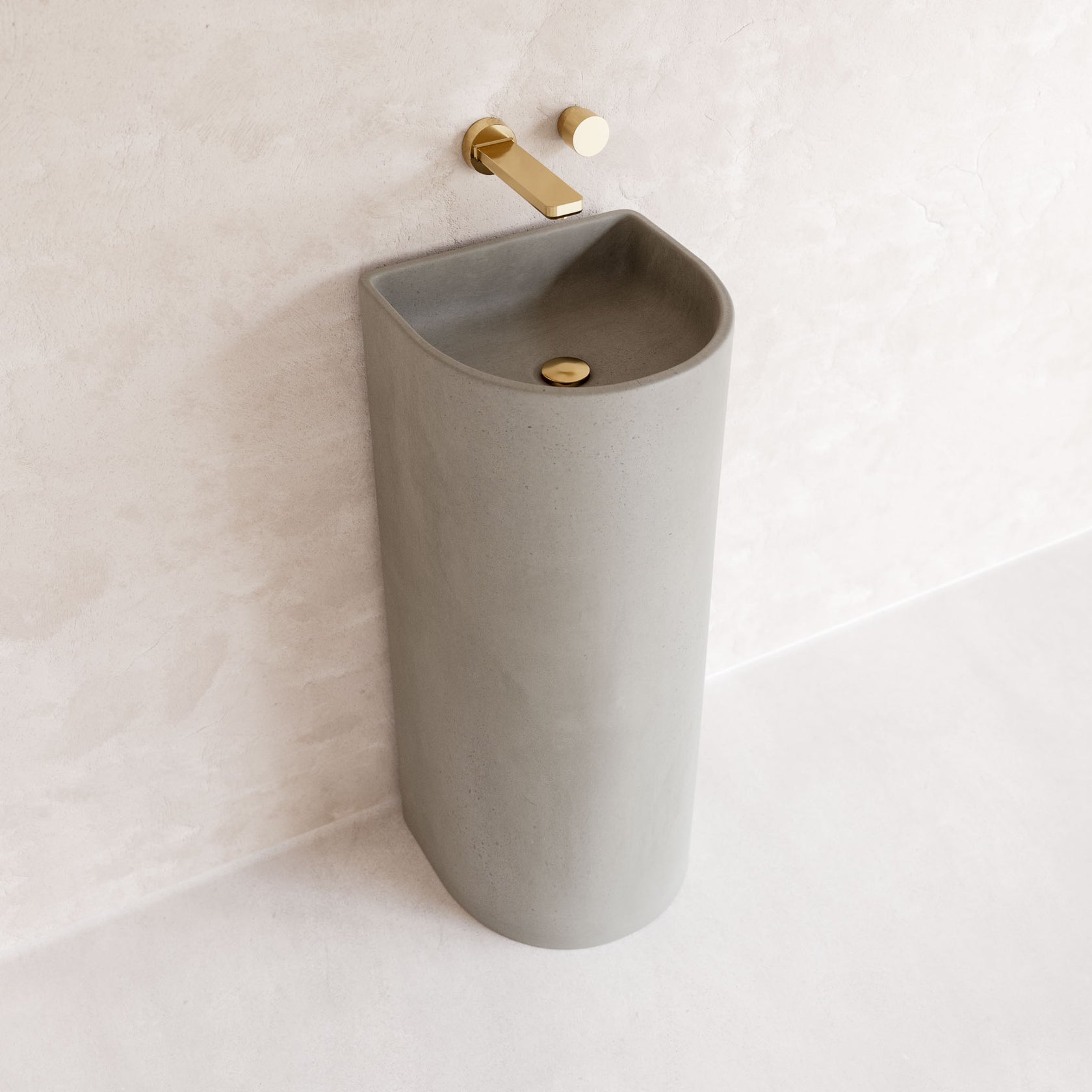 Aurora Concrete Pedestal Basin