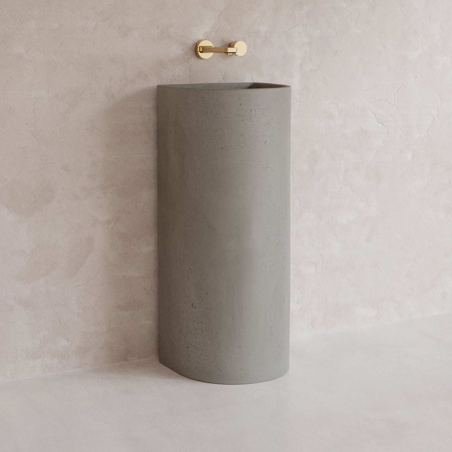 Aurora Concrete Pedestal Basin